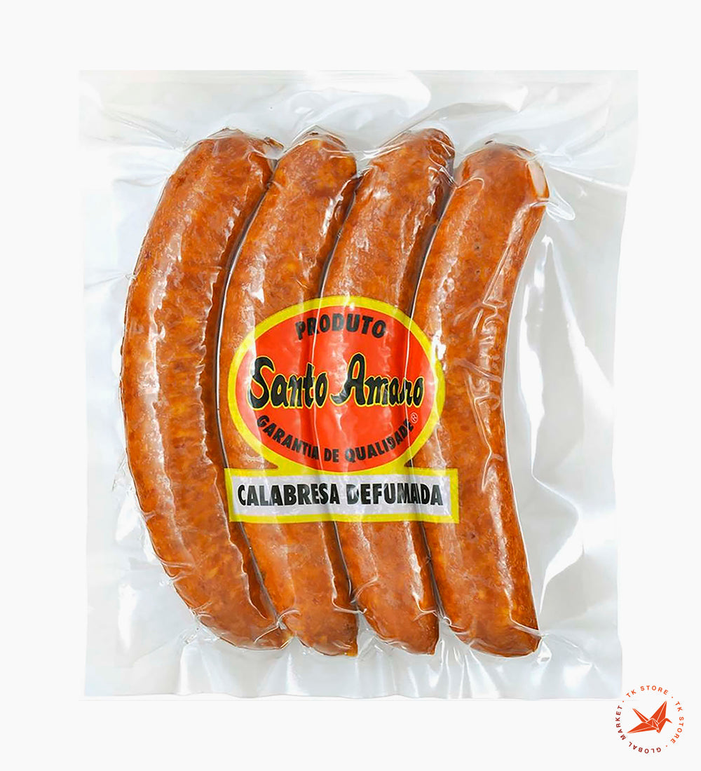 Linguiça Calabresa Defumada Santo Amaro 500g – TK STORE